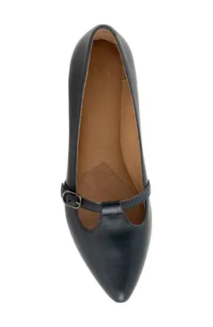 Trotters Evie Mary Jane Flat - Navy