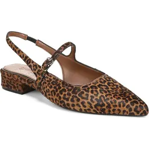 Naturalizer Sadie Pointed Toe Slingback Block Heel Pumps - Dark Chestnut