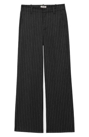 Zadig&Voltaire Panol Tailleur Pinstriped Pants