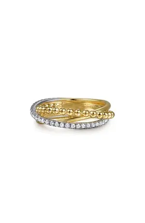 GABRIEL & CO. Bujukan Stacked Ring