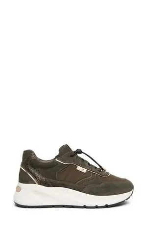 NEROGIARDINI Bungee Sneaker - Olive