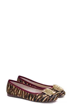 Johnston & Murphy Johnston & Murphy Claire Ornamental Flat Zebra Print