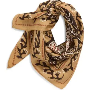 Echo Nature Walk Silk Bandana - Pebble