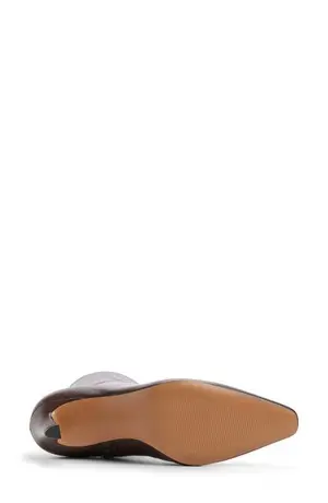 Aldo Alyonna Faux Leather Ankle Bootie With Kitten Heel And Square Toe - Brown