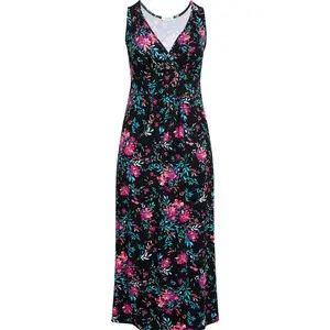 Loveappella Empire Waist Maxi Dress