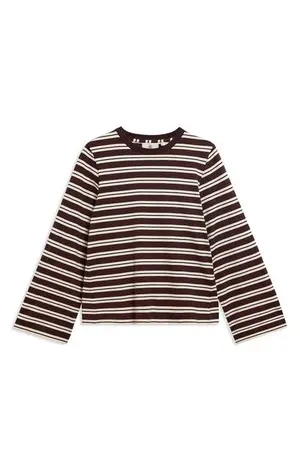 Barbour Maplewood Striped Long Sleeve T-shirt - Fig/birch