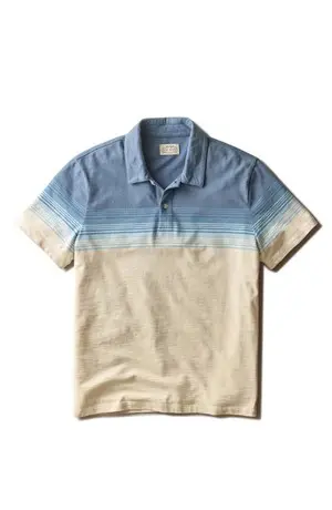 Marine Layer Luxe Slub Organic Cotton Pocket Polo