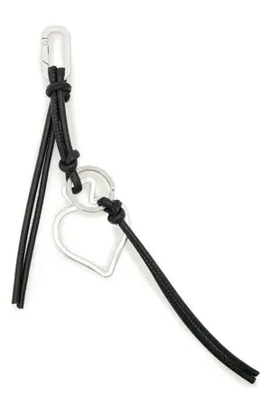 ALLSAINTS Spade Metal Key Ring - Black/silver