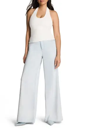 Spanx Halter Neck Ribbed Tank Top
