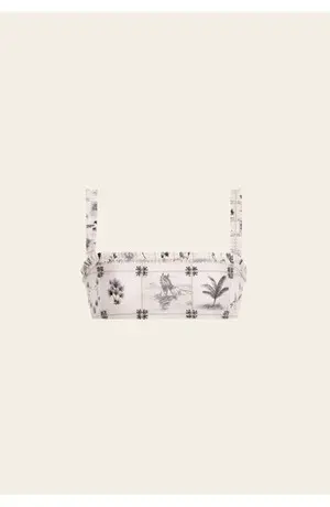 Agua Bendita Olmo Arena Bikini Top - Ivory