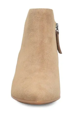 SOFFT Sawyer Pointed Toe Kitten Heel Bootie - Cognac