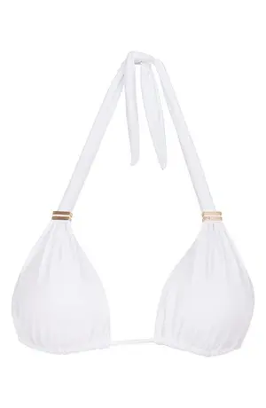 VIX PAULA HERMANNY Bia Tube Halter Bikini Top