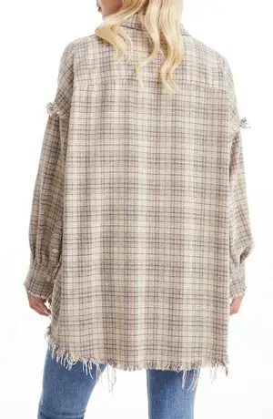 BAYEAS Plaid Cotton Shirt