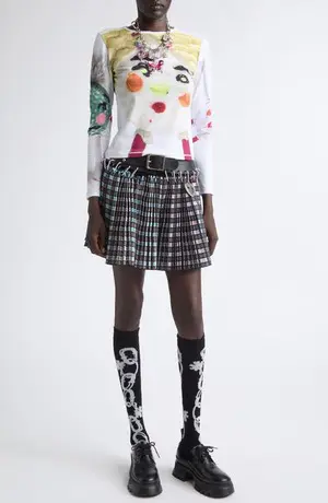 CHOPOVA LOWENA Long Sleeve Golf Ball Fitted Jersey Top