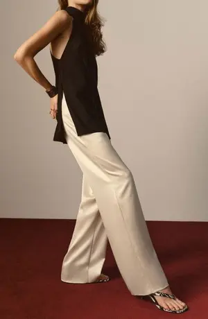 REFORMATION Niva High Neck Top