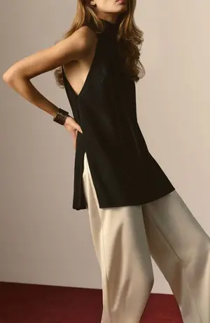 REFORMATION Niva High Neck Top
