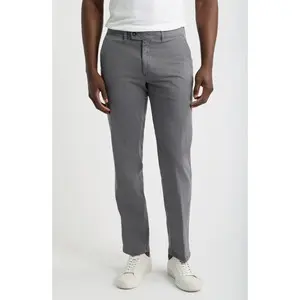 BRAX Evans Flat Front Straight Leg Chinos - Graphite