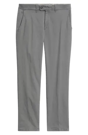 BRAX Evans Flat Front Straight Leg Chinos - Graphite