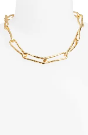 KARINE SULTAN Organic Links Short Necklace