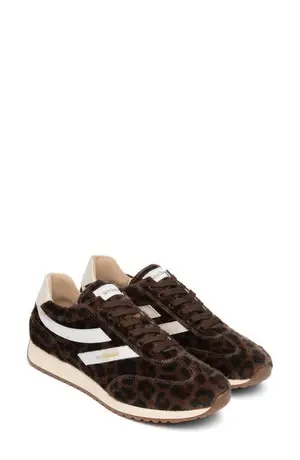 NEROGIARDINI Retro Low Top Sneaker - Leopard