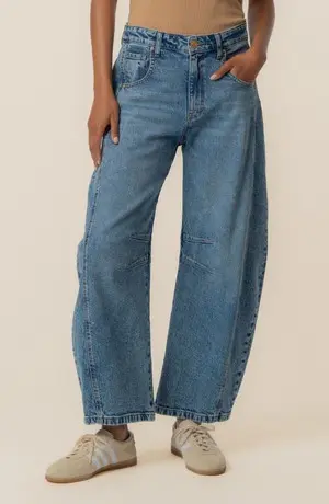 Kut From The Kloth Ashlyn Horseshoe Barrel Leg Jeans