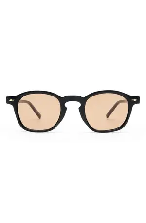 AIRE Gender Inclusive Nyxis Round Sunglasses - Black