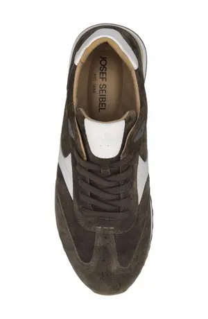 Josef Seibel Axel 04 Leather Sneakers - Khaki