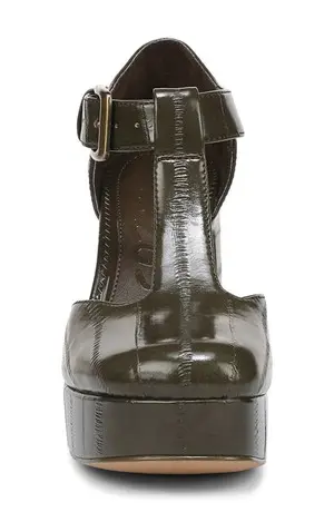 CIRCUS NY BY SAM EDELMAN Idalia T-strap Platform Pumps - Olive