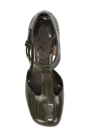 CIRCUS NY BY SAM EDELMAN Idalia T-strap Platform Pumps - Olive