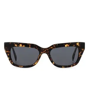SAINT OWEN Ballad Cat Eye Sunglasses - Dark Tortoise/grey