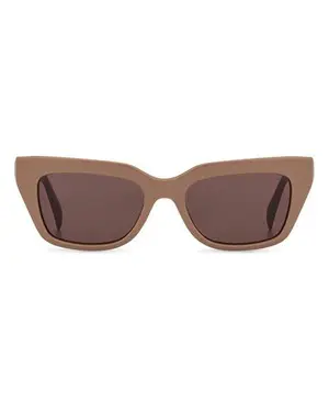 SAINT OWEN Saint Owen Ballad Cat Eye Sunglasses Soft Mocha/brown