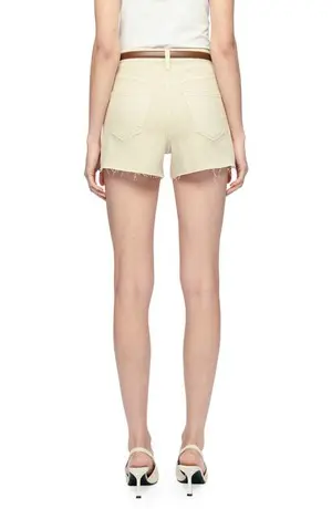BAYEAS Flora High Waist Cutoff Denim Shorts