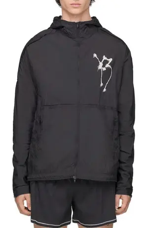 Y3 Graphic Print Running Jacket