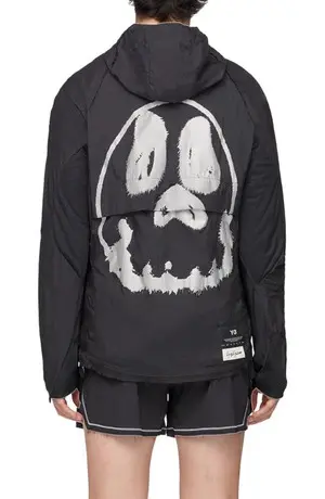 Y3 Graphic Print Running Jacket