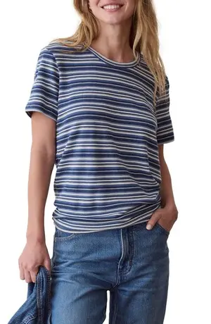 Marine Layer Jacquard Striped T-shirt