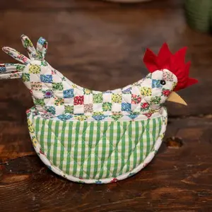 MODERN PRAIRIE Rebecca Happy Hen Mini Mitt