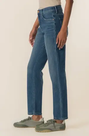 Kut From The Kloth Blair High Waist Ankle Slim Straight Leg Jeans