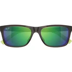 Maui Jim Mj0345s 55mm Polarized Square Sunglasses - Grey