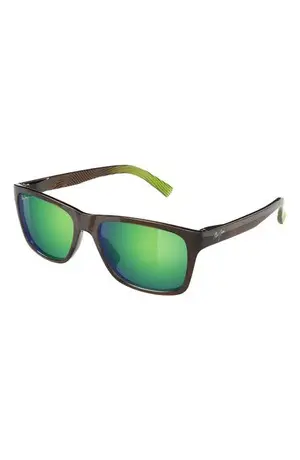 Maui Jim Mj0345s 55mm Polarized Square Sunglasses