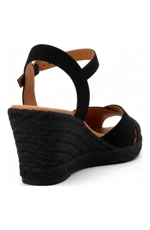 MENINA STEP Jimena Medium Double Band Espadrille Wedge Sandal