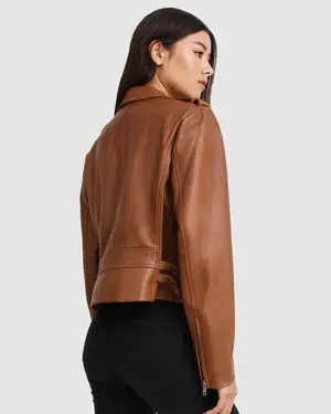 BELLE & BLOOM Just Friends Leather Moto Jacket
