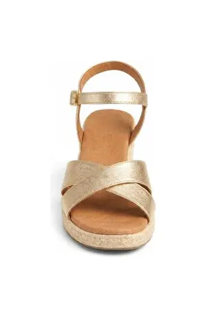 MENINA STEP Jimena Double Band Espadrille Wedge Sandals
