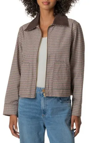 Kut From The Kloth Natalia Cotton Twill Jacket - Chocolate