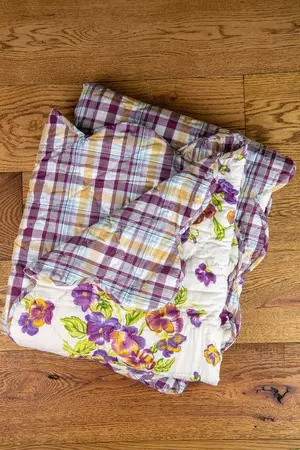MODERN PRAIRIE Pansies Throw