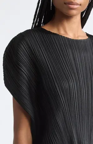Issey Miyake Monthly Colors July Pleated Top - Black