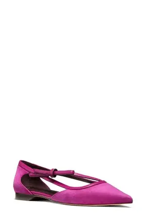 Kate Spade New York Loop Pointed Toe Flat - Beet