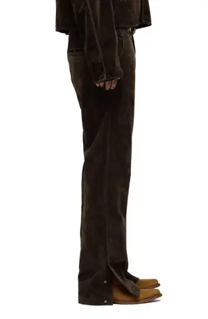 Hudson Jeans Walker Faux Suede Trousers