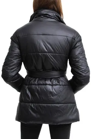 BELLE & BLOOM Moonrise Belted Puffer Jacket