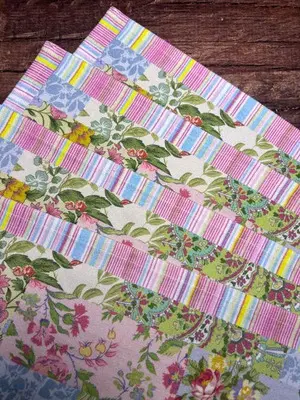 MODERN PRAIRIE Garden Collage Patchwork Placemats