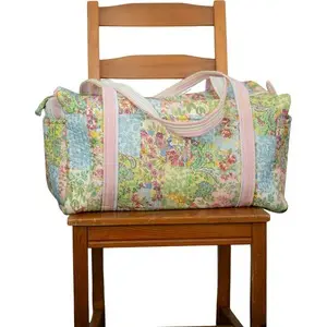 MODERN PRAIRIE Garden Collage Patchwork Duffle Bag